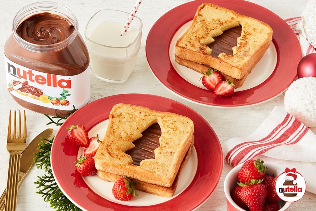 Holiday Peek-a-boo French Toast with Nutella ® recipe | Nutella® Ca