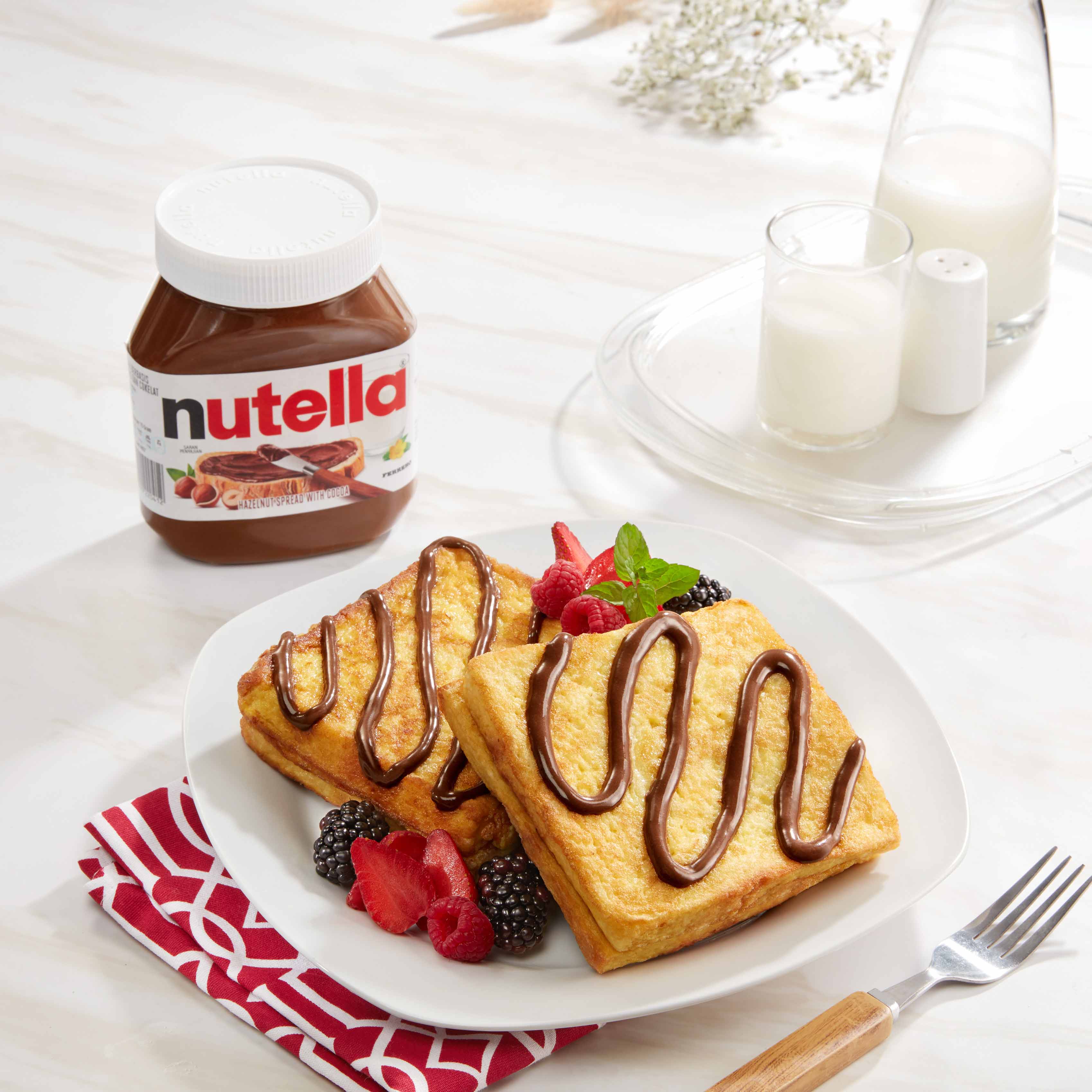 Crispy Egg Bread dengan Nutella® recipe | Nutella® Id