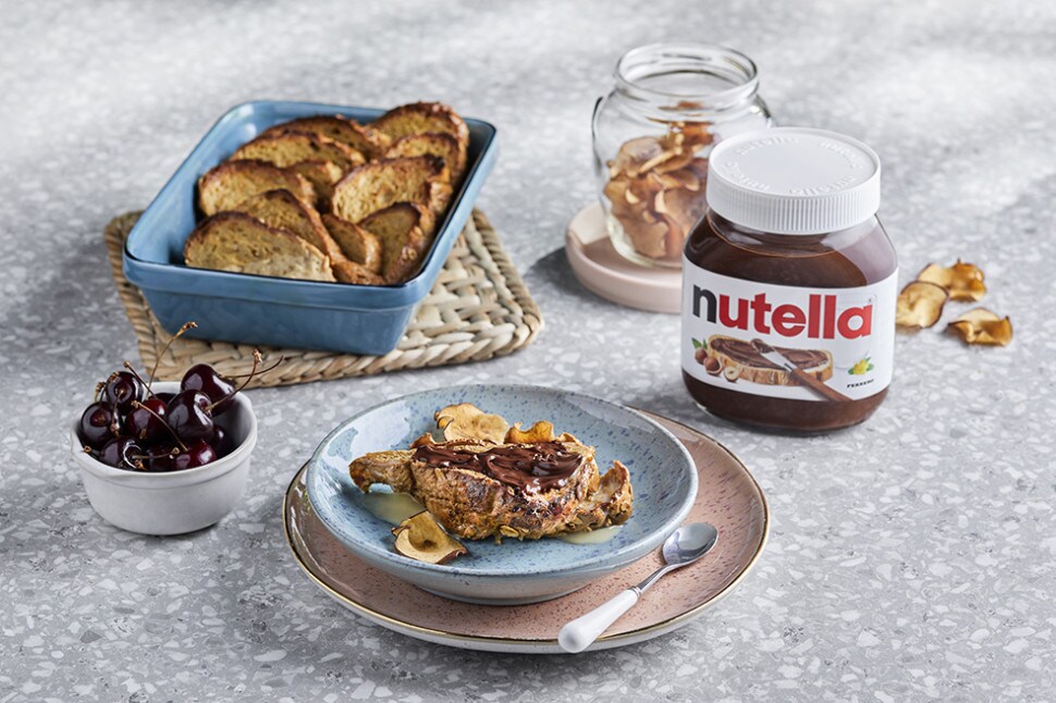 Baked French Toasts with Nutella® and Dried Apples recipe | Nutella® ma