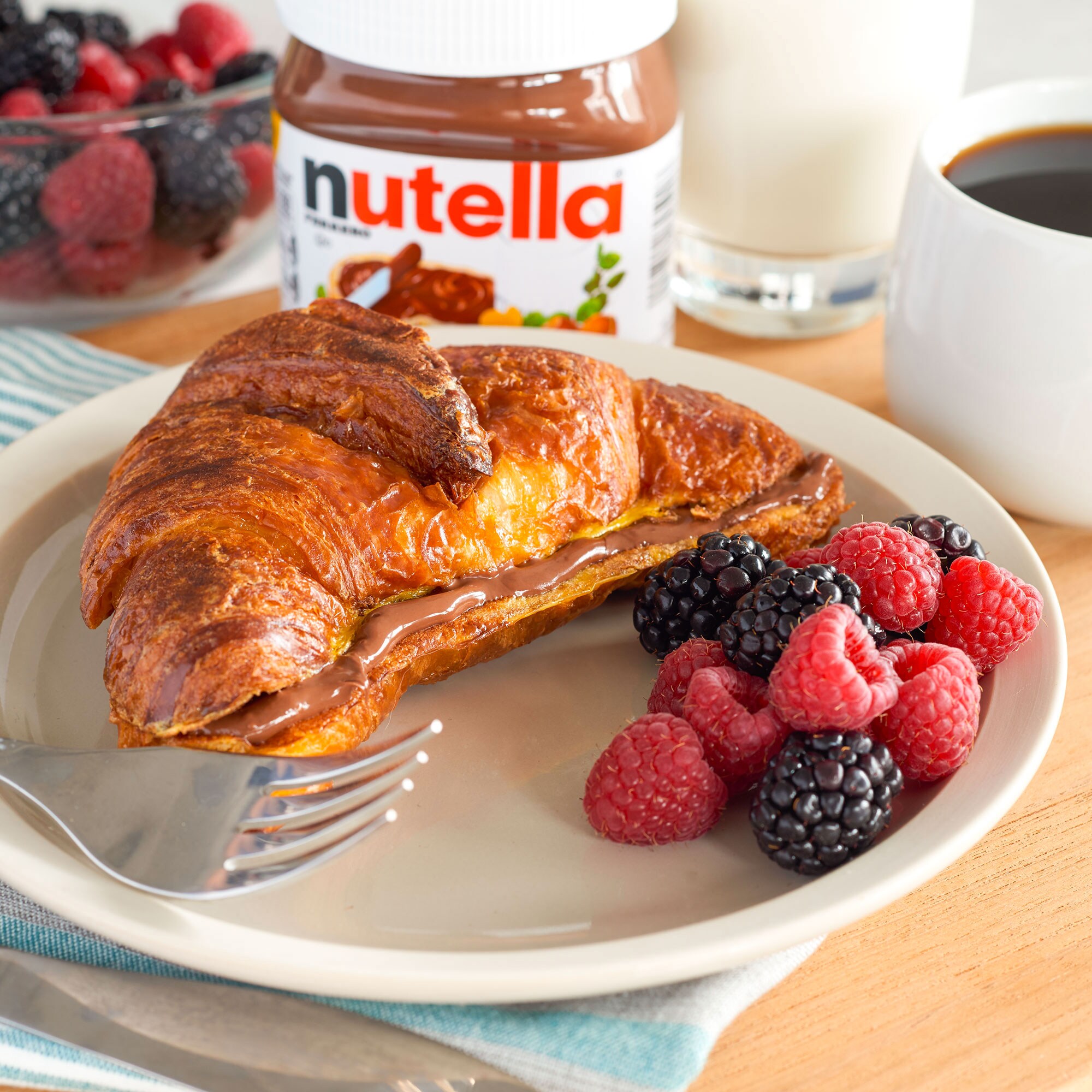 Pan francés de croissant con Nutella® recipe | Nutella® Mexico