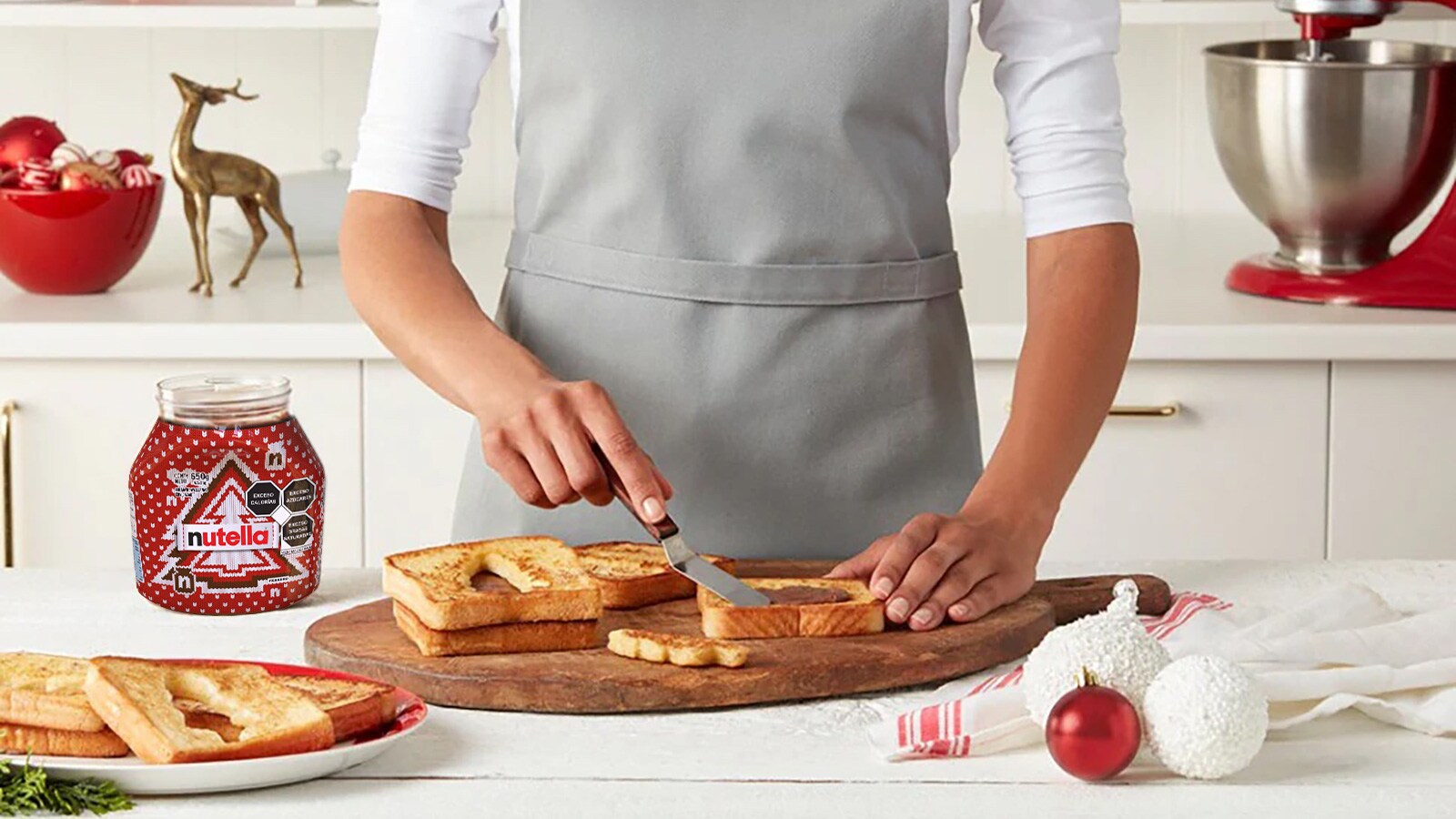 Pan francés | Recetas navideñas | Nutella® Mx