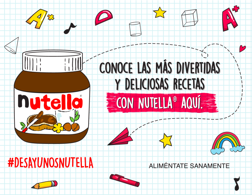 Encuentra tu receta Nutella® | Nutella® México | Official Website