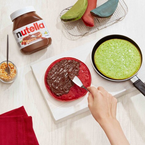 Rainbow Martabak with Nutella® recipe | Nutella® Malaysia
