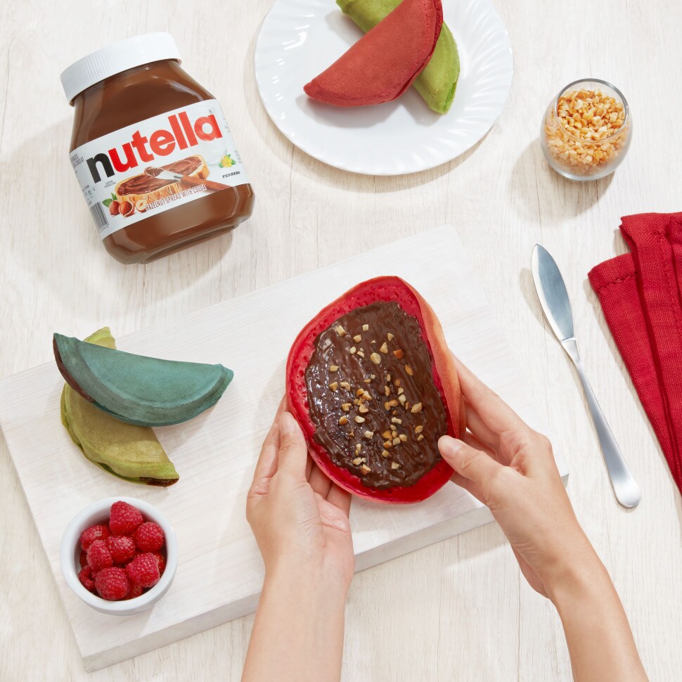 Rainbow Martabak with Nutella® recipe | Nutella® Malaysia
