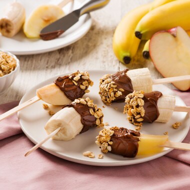 Chiquita® Banana Sushi Bites with Nutella® hazelnut spread recipe ...