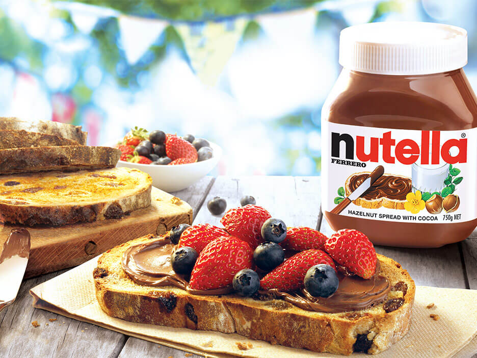 Raisin toast with Nutella® recipe | Nutella® Za